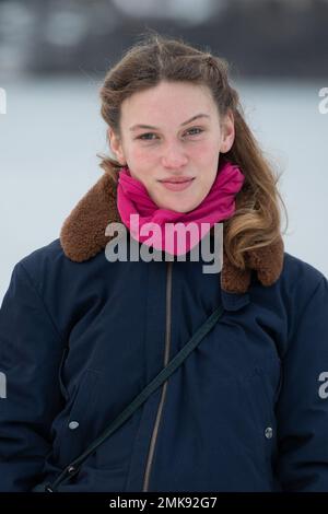 Lou Lampros attending a Photocall during the 30th Gerardmer ...