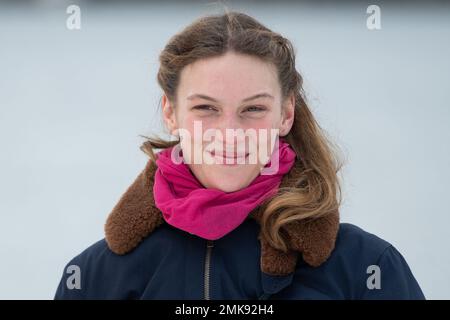 Lou Lampros attending a Photocall during the 30th Gerardmer ...