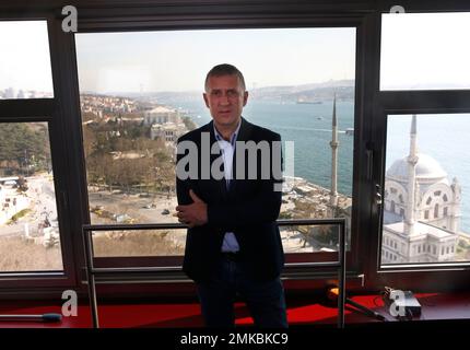 German broadcaster ZDF's Istanbul bureau chief Joerg Brase poses for ...