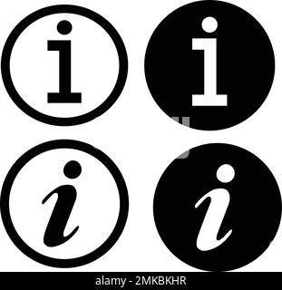 Set of Information help icon, helpdesk info bubble desk. Vector sing ...