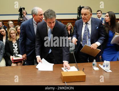 (Left to right) Donald Trump's attorneys Lindsey Halligan, James Trusty ...