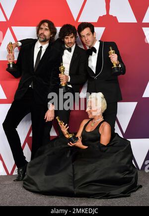 Andrew Wyatt, Anthony Rossomando, Mark Ronson, and Lady Gaga, winners ...