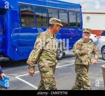 16th Air Force Command team receive a brief from 690th Cyberspace ...