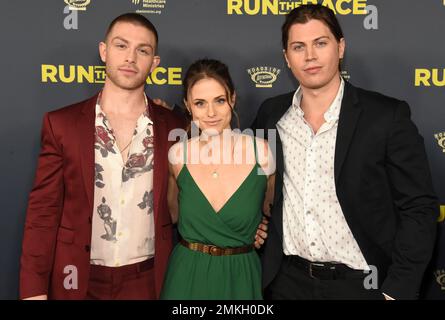 RUN THE RACE, from left: Tanner Stine, Evan Hofer, 2019. © Roadside ...