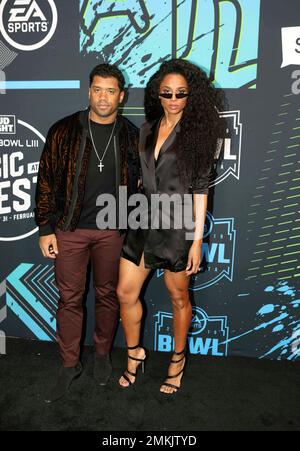Jewel Burks Solomon arrives during the Bud Light Super Bowl Music Fest ...