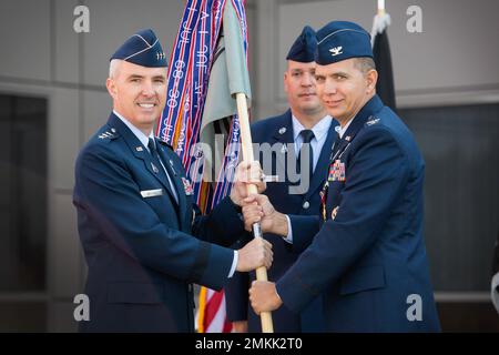 Space Base Delta 3 Commander, Colonel Mia Walsh, and SBD 3's Senior ...