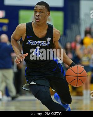 Buffalo guard Davonta Jordan drives on Toledo guard Marreon Jackson ...