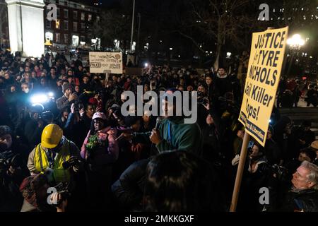 City Council Member Chi Osse speaks on Washington Square in New York on ...