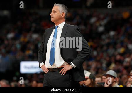 Phoenix Suns head coach Igor Kokoskov in the first half during an NBA ...