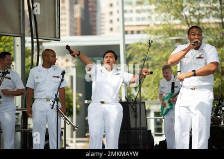 Musician 1st Class Danlie Cuenca and Chief Musician Cory Parker from ...