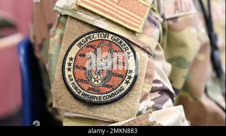 An inspector with the Air Force Reserve Command’s Headquarters ...