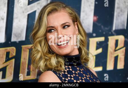 Actors Rebecca Romijn attends the "Star Trek: Discovery" season two ...