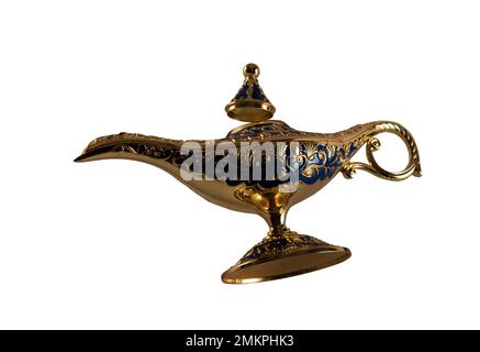Magic genie lamp from the tale of aladdin Stock Photo - Alamy