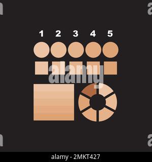 skin color palette level icon vector design Stock Vector Image & Art ...