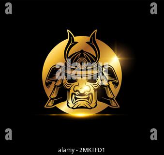 A vector illustration of Golden Shogun Vector Sign Stock Vector Image ...