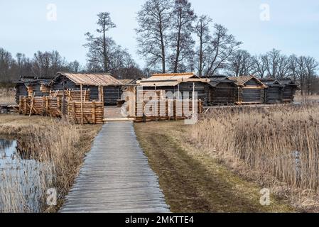 Araisi Ezerpils Archaeological Park in Latvia- reconstruction of unique ...