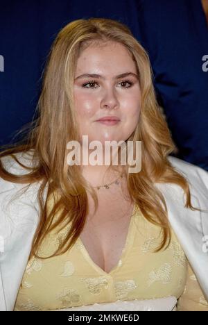 Princess Amalia of The Netherlands in Kralendijk, on January 28, 2023 ...