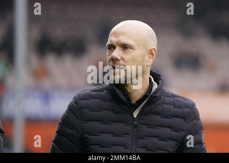 VOLENDAM - FC Groningen coach Dennis van der Ree before the Dutch ...