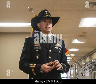 Maj. Matthew Swim, the executive officer for 4th Cavalry Multi ...