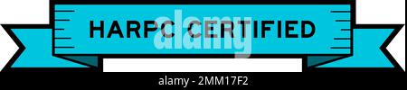 Ribbon label banner with word HARPC (Hazard analysis and risk-based ...