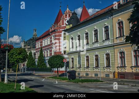 Banska Bystrica, Slovakia - August 15, 2021: view of SNP Square ...