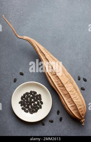 Luffa acutangula, also known as angled luffa, is a plant species known ...