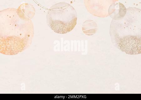 Cream winter background, Christmas aesthetic design vector Stock Vector ...