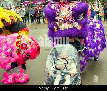 The Spring Festival lantern show of Golden Pebble Beach Botanical ...