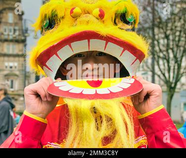 The Spring Festival lantern show of Golden Pebble Beach Botanical ...