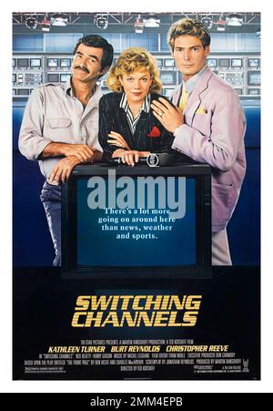 SWITCHING CHANNELS 1988 TriStar Pictures film with from left ...