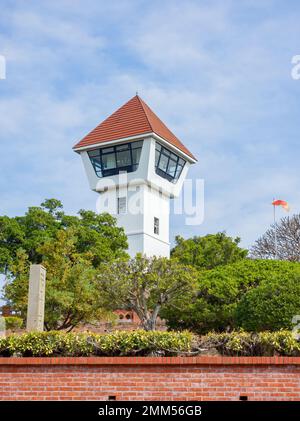 Sunny exterior view of the Anping Old Fort at Tainan, Taiwan Stock ...