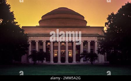 Killian court and main building with great dome MIT massachusetts ...