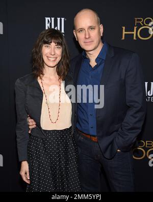 Actor Kelly AuCoin and wife Carolyn Hall attend a special screening of ...