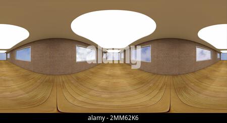 3d render. Futuristic panoramic HDRI Stock Photo - Alamy