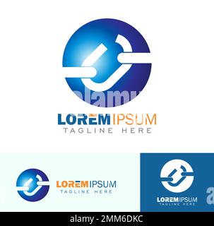 A vector illustration set of Unchained Logo Icon Sign Stock Vector ...