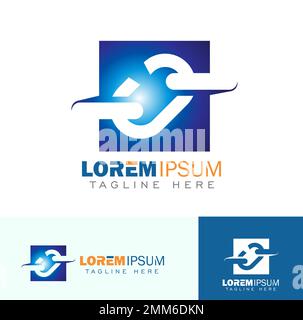 vector illustration set of Unchained Logo Icon Sign Stock Vector Image ...