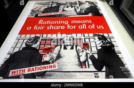 World War II Rationing Poster (U.S. Government, 1943). Poster. War ...