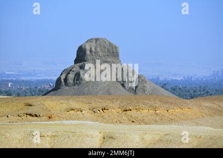 Pyramid of Amenemhat III, The black pyramid built by Amenemhat the 3rd ...