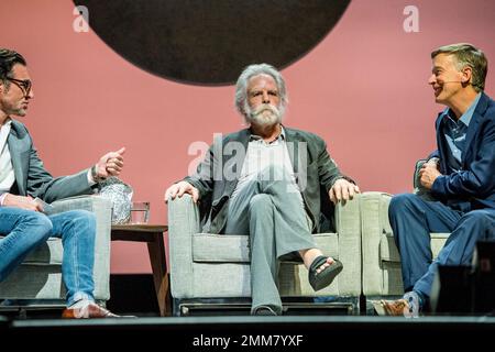 Bernie Cahill, from left, Bob Weir and Colorado Govenor John ...