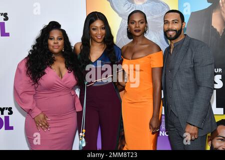 Amber Riley, Omari Hardwick & Tika Sumpter attending the 'Nobody's Fool ...