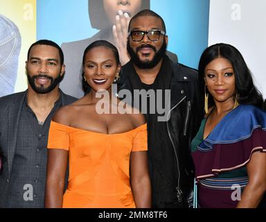 Omari Hardwick, from left, Tika Sumpter, Tyler Perry and Tiffany ...