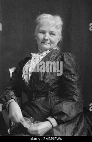 A portrait of Mother Jones, a prominent labor and community organizer ...