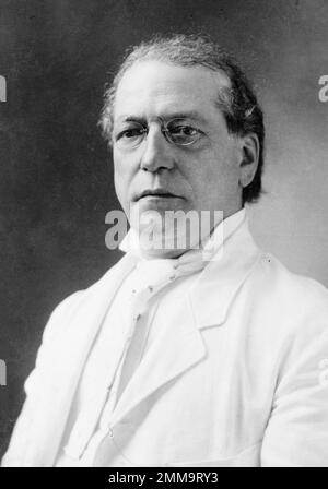 A portrait of Samuel Gompers, a key figure in the American labor ...