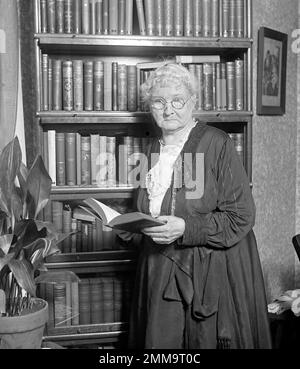A portrait of Mother Jones, a prominent labor and community organizer ...