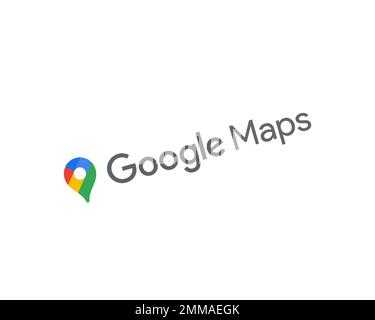 Google Maps, White background, Logo, Brand name Stock Photo - Alamy