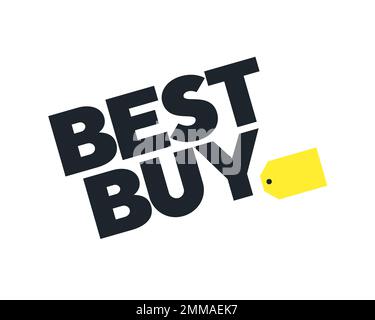 Best Buy, white background, logo, brand name Stock Photo - Alamy