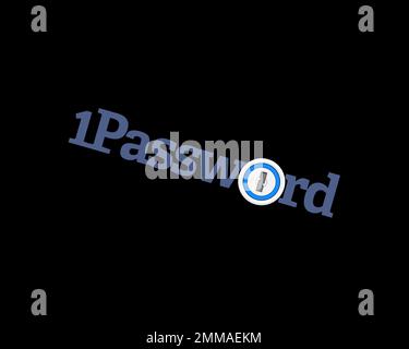 1Password, Black background, Logo, Brand name Stock Photo - Alamy