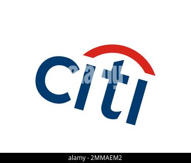 Citigroup, White background, Logo, Brand name Stock Photo - Alamy
