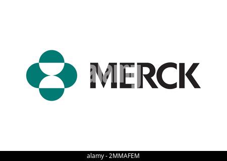 Merck & Co. Logo, White background Stock Photo - Alamy
