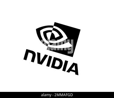 Nvidia, White background, Logo, Brand name Stock Photo - Alamy